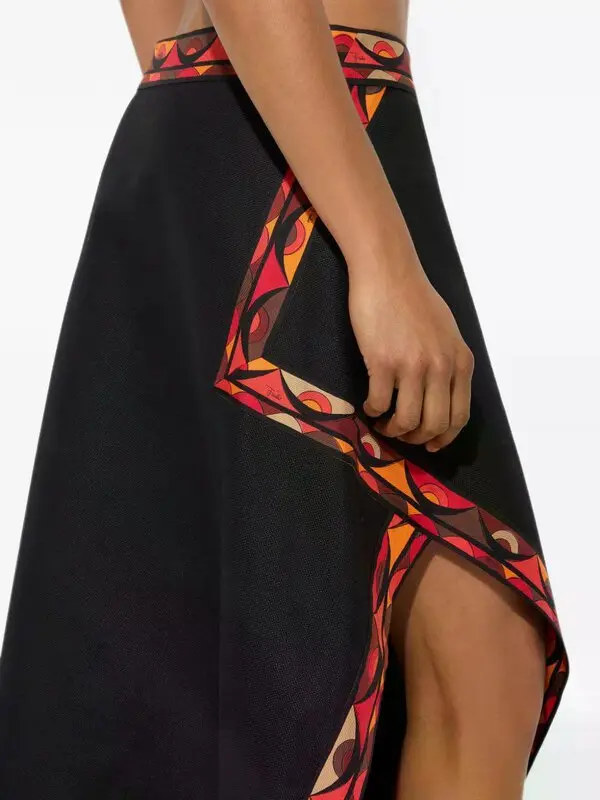 Emilio Pucci Cotton Scarf Skirt