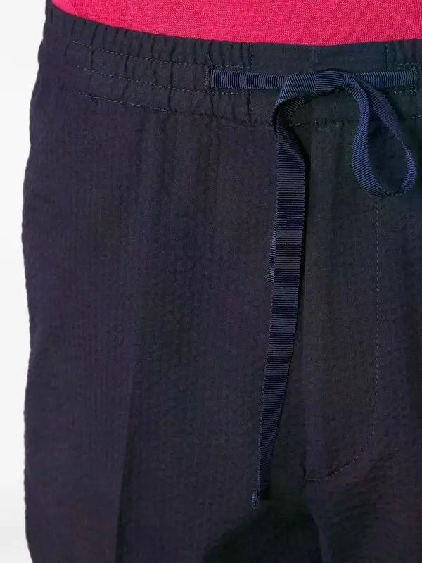 Officine Générale Phil Seersucker Shorts - Blue