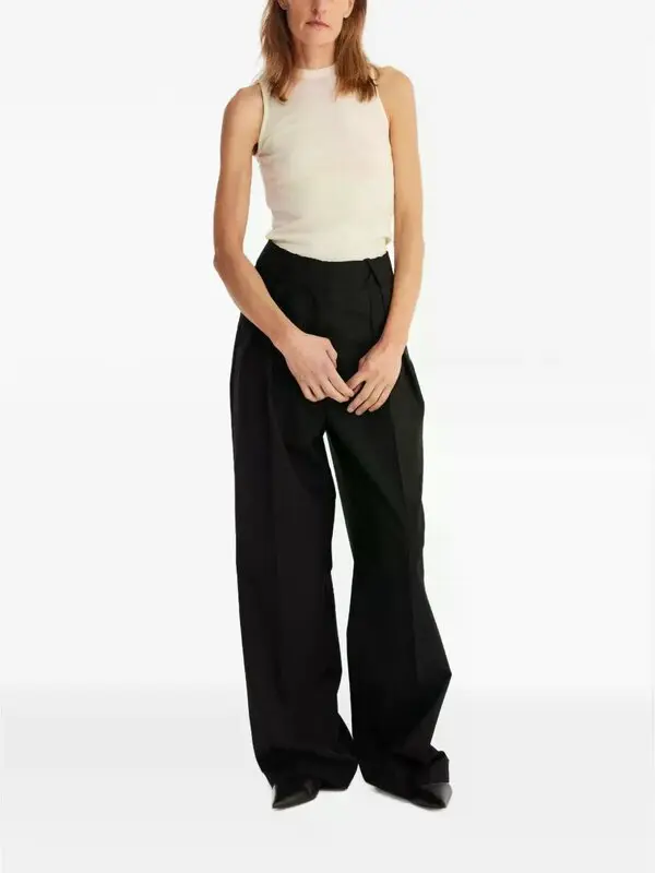 RÓHE Sleeveless Crew-neck Top