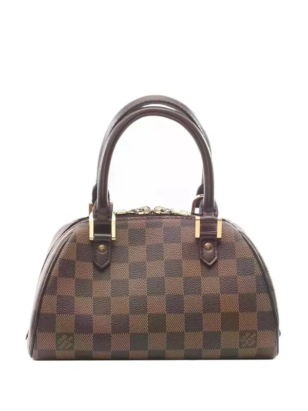 LOUIS VUITTON 2004 Damier Ebene Mini Ribera Handbag
