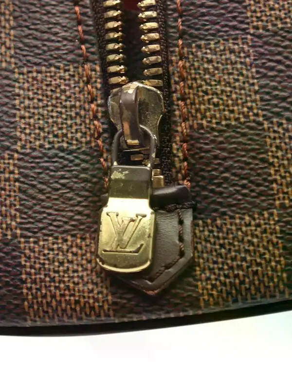 LOUIS VUITTON 2004 Damier Ebene Mini Ribera Handbag