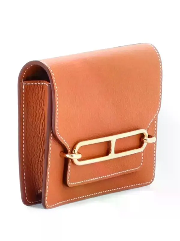 Hermès Roulis Slim Wallet Evercolor Small Wallets - Brown