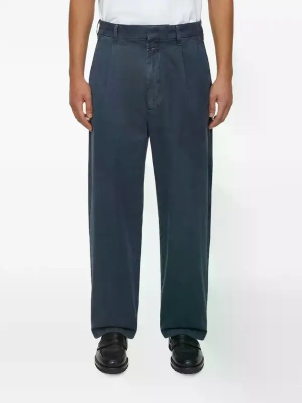 Closed Blomberg Pleated Cotton Trousers