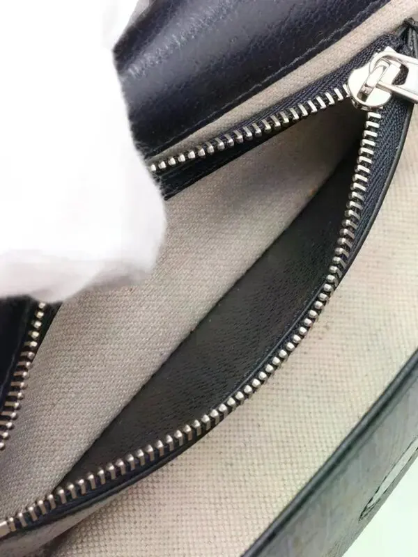 Gucci 2000-2015 Super Mini Gg Supreme Ophidia Crossbody Bag - Blue
