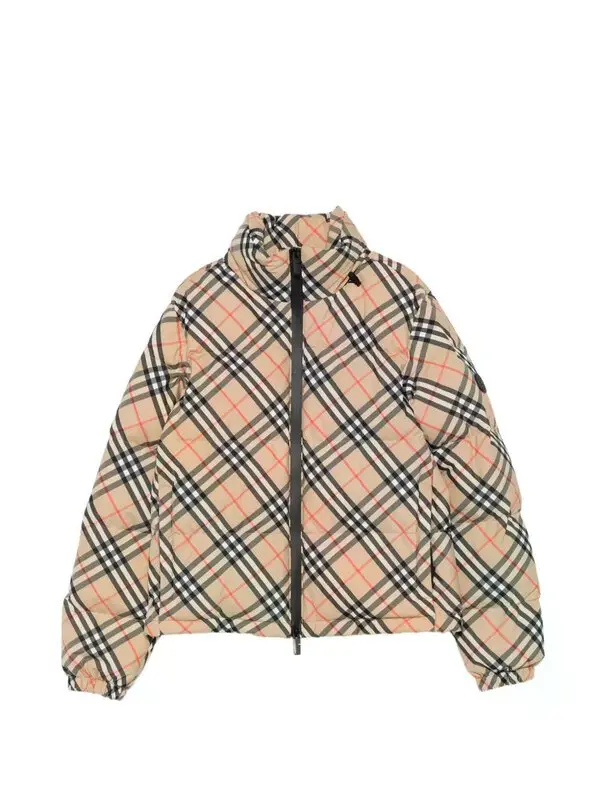 Burberry Check Puffer Jacket