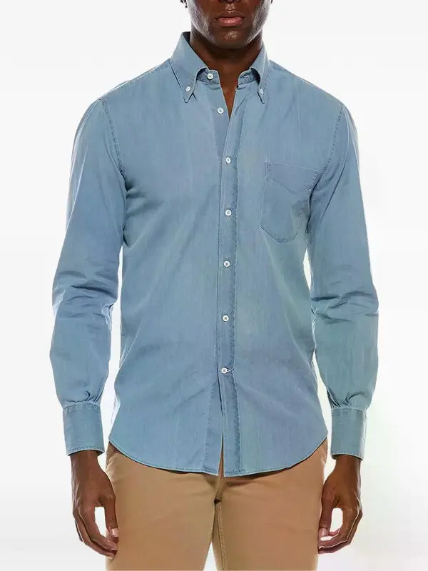 Brunello Cucinelli Button-fastening Patch-pocket Shirt