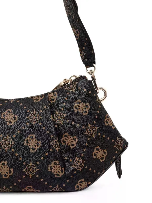 Guess Allegra Monogram-print Knotted Shoulder Bag