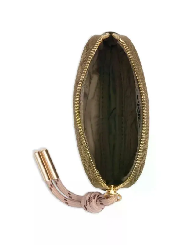 Bimba Y Lola Olive Nylon Coin Purse