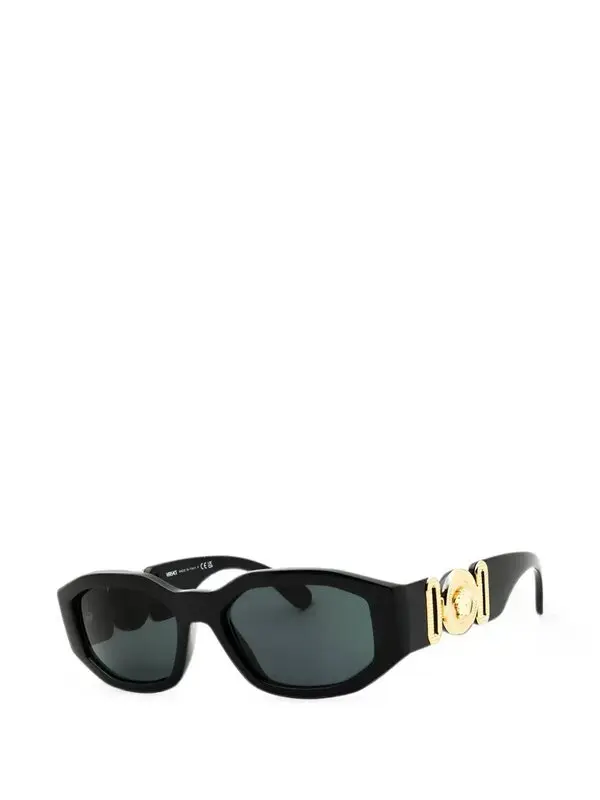 Versace Geometric-frame Medusa Sunglasses - Black