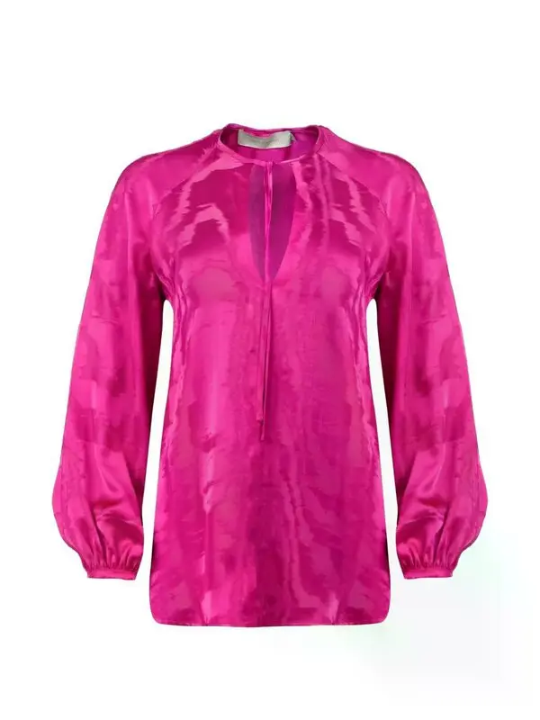 Silvia Tcherassi Vigolene Jacquard-effect Blouse