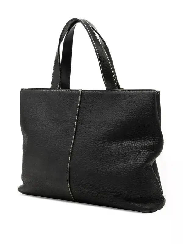Burberry 20th Century Leather Tote Bag
