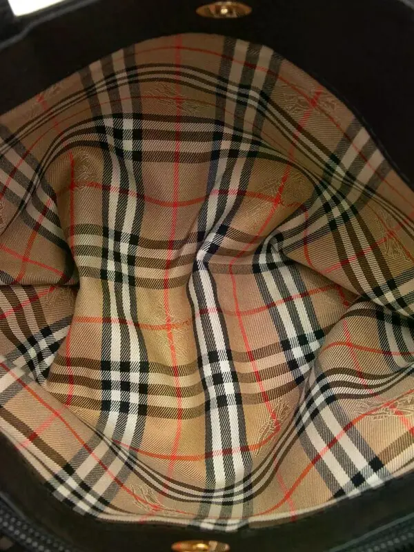 Burberry 20th Century Leather Tote Bag