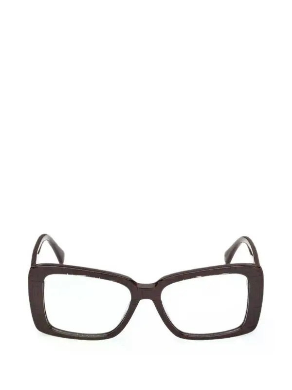 Max Mara Rectangle-frame Clip-on Glasses