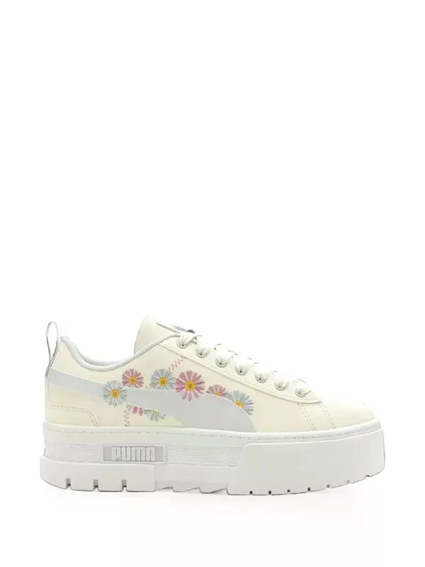 PUMA Mayze Floral-embroidered Sneakers