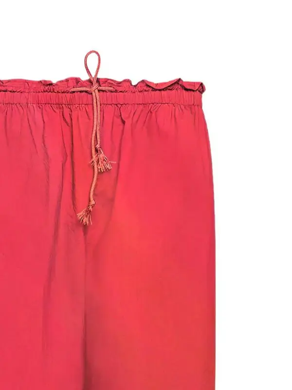 FORTE_FORTE Drawstring Elasticated Trousers - Pink