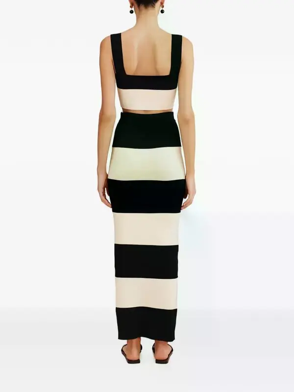 Posse Theo Striped Crop Top