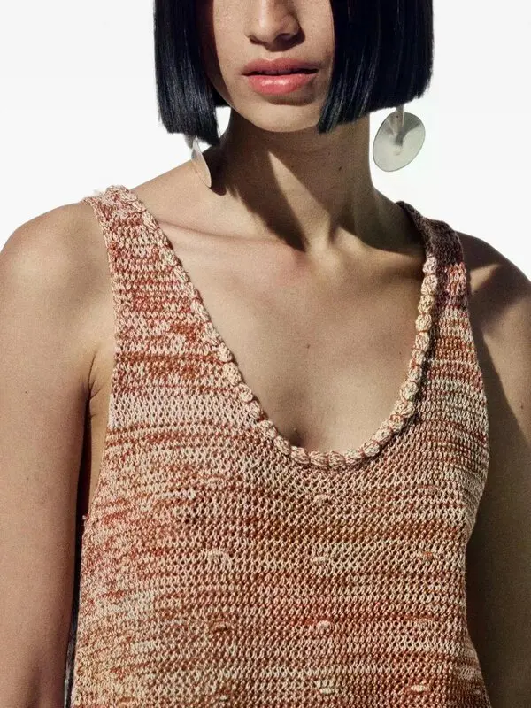 Escvdo Ofrenda Knitted Tank Top