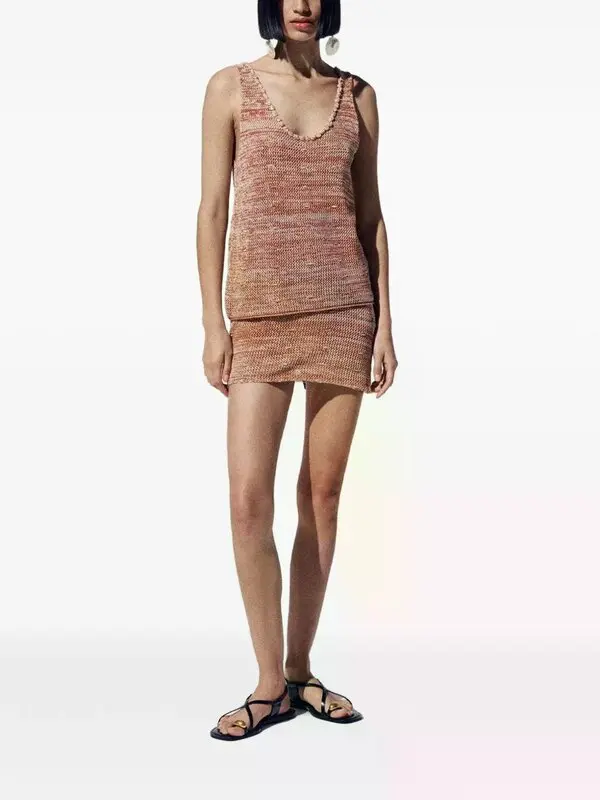 Escvdo Ofrenda Knitted Tank Top