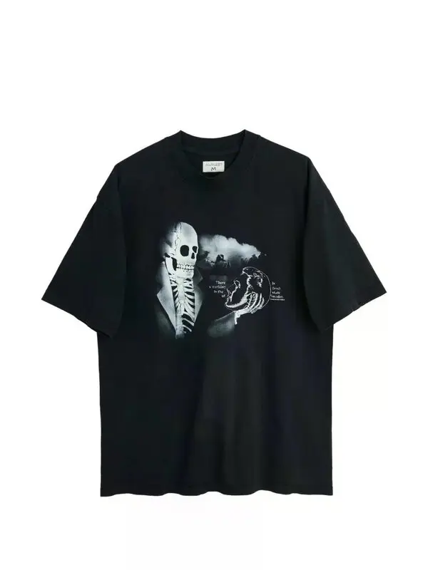 ALFABET Hamlet Skeleton-print T-shirt