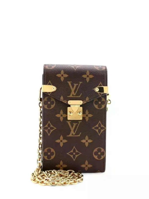 LOUIS VUITTON Metis Phone Pouch On Chain Monogram Canvas Shoulder Bag - Brown