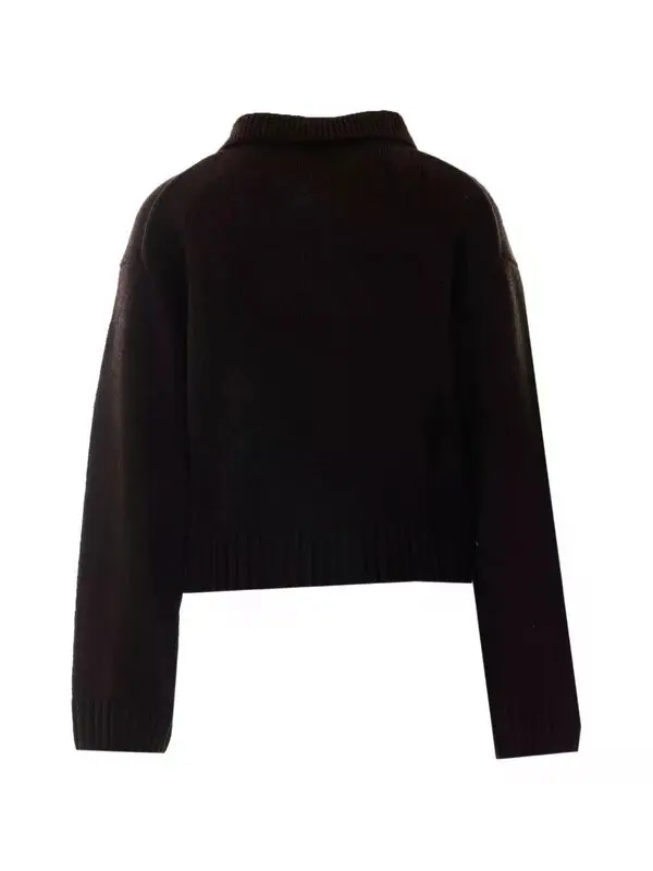 ALLUDE Double-breasted Knitted Cardigan