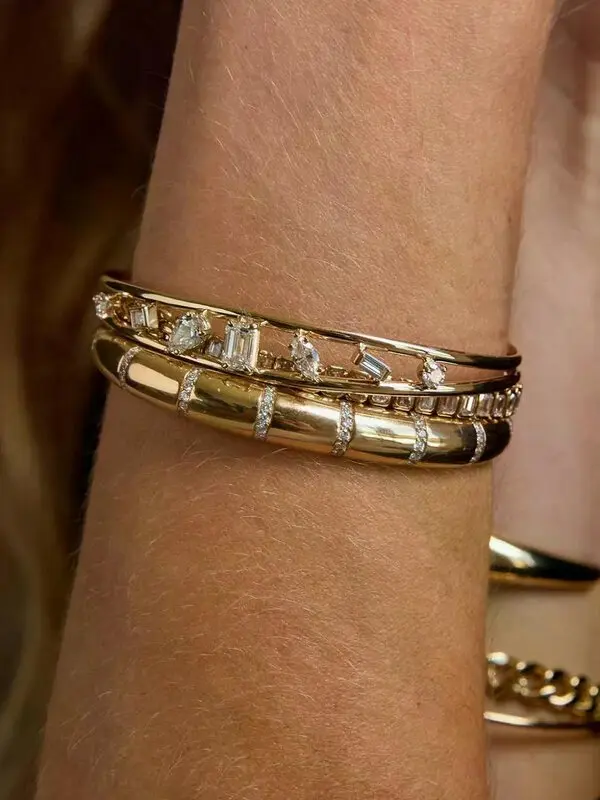 Zoe Chicco Embellished Cuff Bracelet