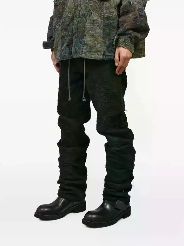 Matthew Williamson Rip-and-repair Washed Jeans