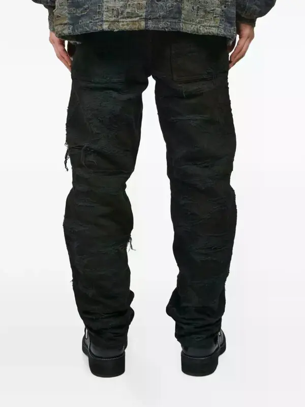 Matthew Williamson Rip-and-repair Washed Jeans
