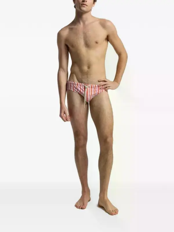 MOSSO SUN WEAR Striped Swim Briefs