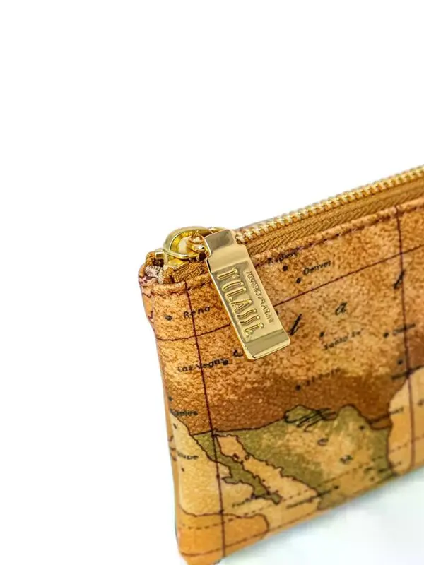 ALVIERO MARTINI 1° CLASSE Geo Map Coin Purse
