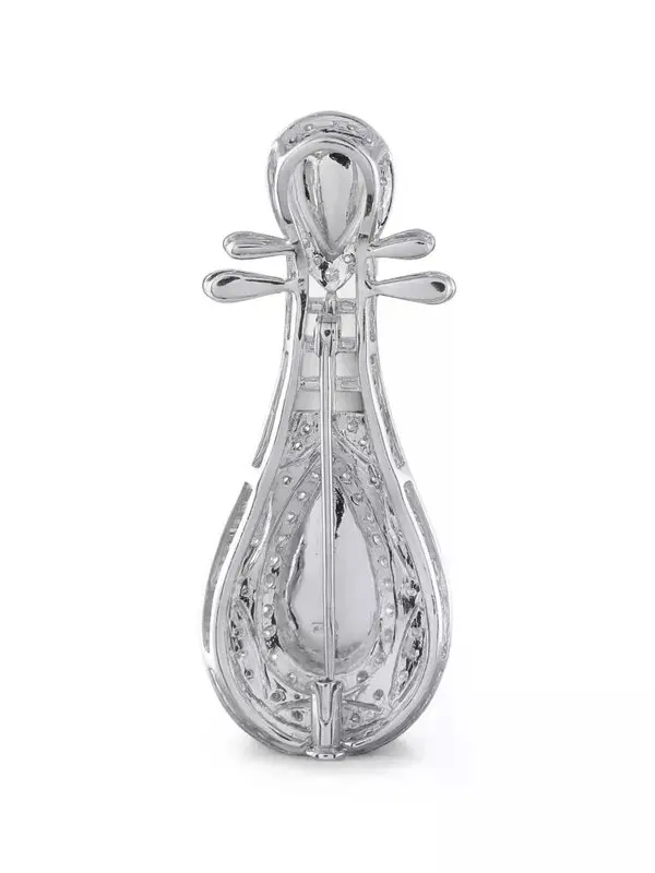 LB EXCLUSIVE Jade And Diamond Brooch