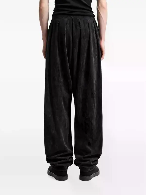 Yohji Yamamoto Pleated Corduroy Trousers