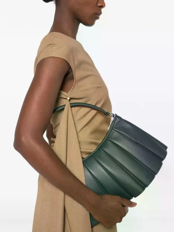 Lacoste Quilted Leather Tote Bag