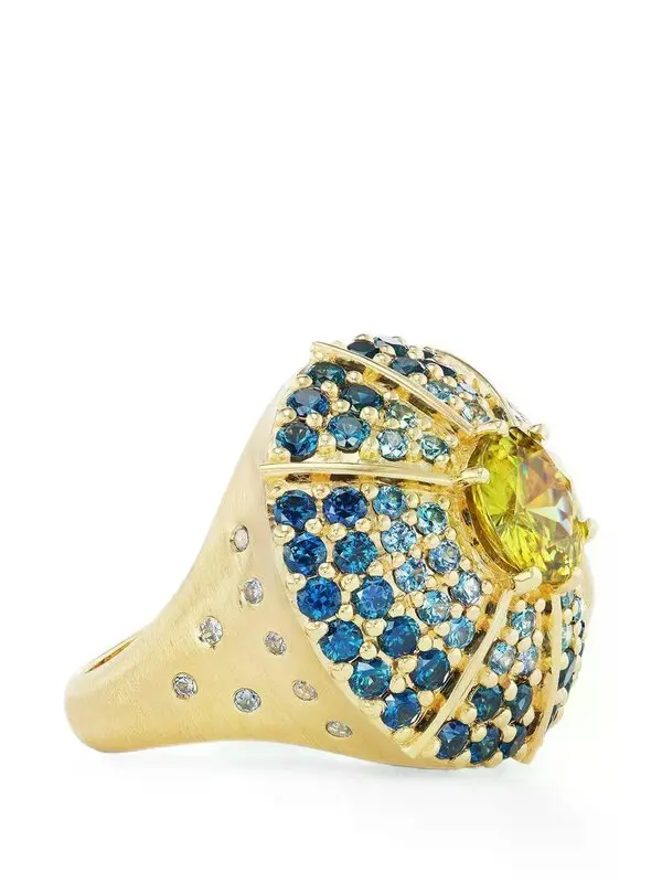 MEREDITH YOUNG Mossy Way Sapphire Ring