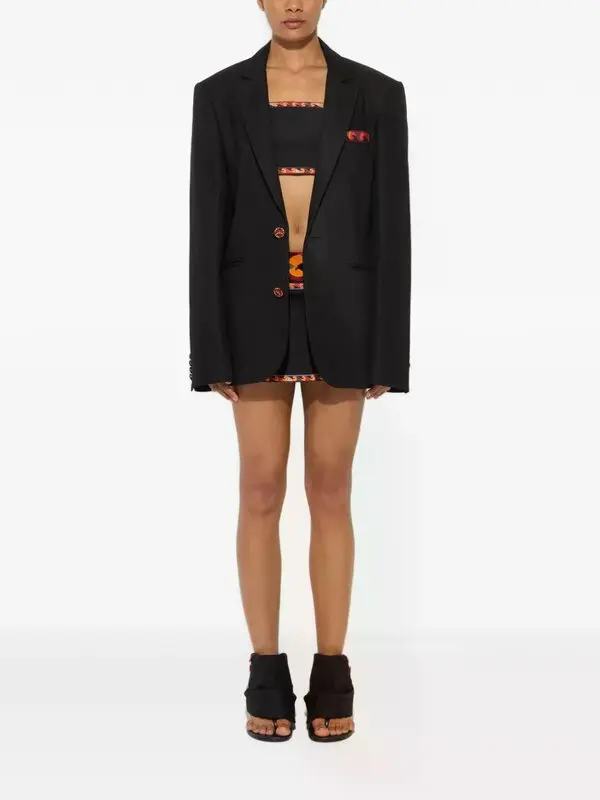 Emilio Pucci Oversized Cotton Blazer
