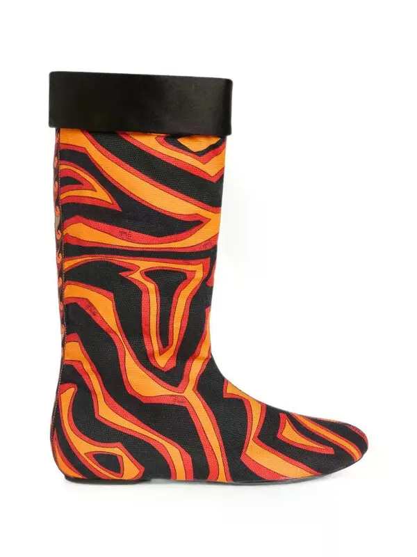 Emilio Pucci Labirinto-print Boots