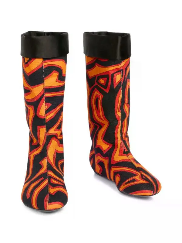 Emilio Pucci Labirinto-print Boots