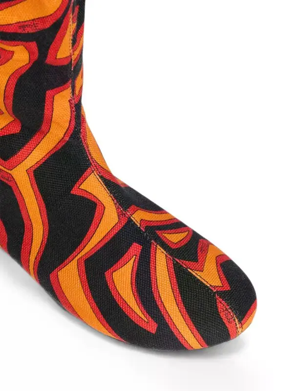 Emilio Pucci Labirinto-print Boots