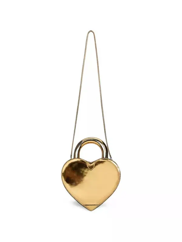 Moschino Heart-shaped Padlock Clutch Bag