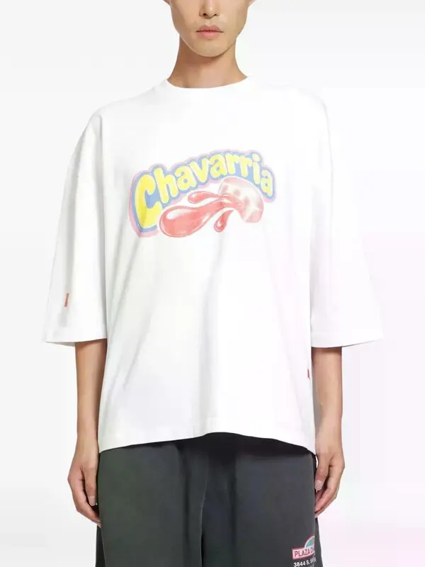 WILLY CHAVARRIA Chavaloo Buffalo Logo-print T-shirt