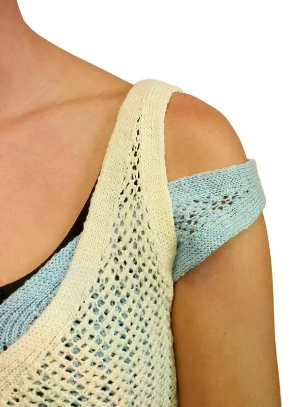 CESAR CASIER Calvi Open-knit Top