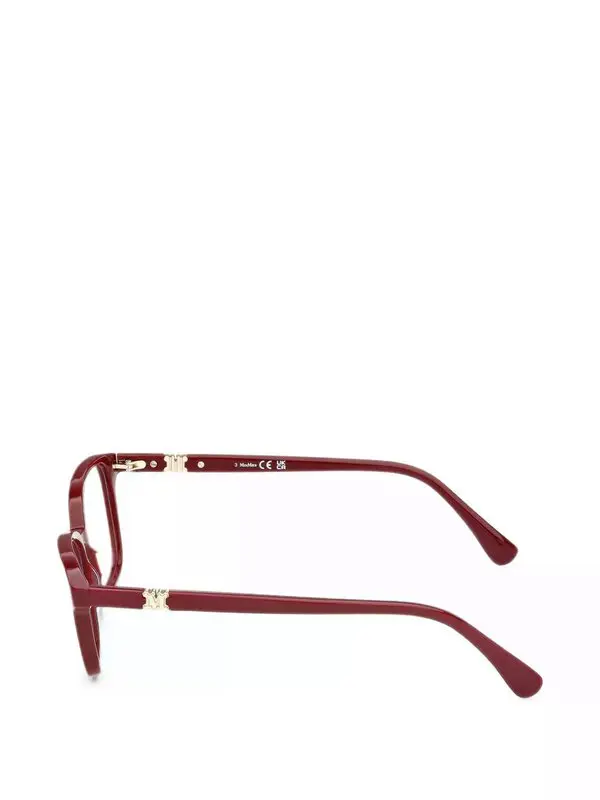 Max Mara Logo-plaque Rectangle-frame Glasses