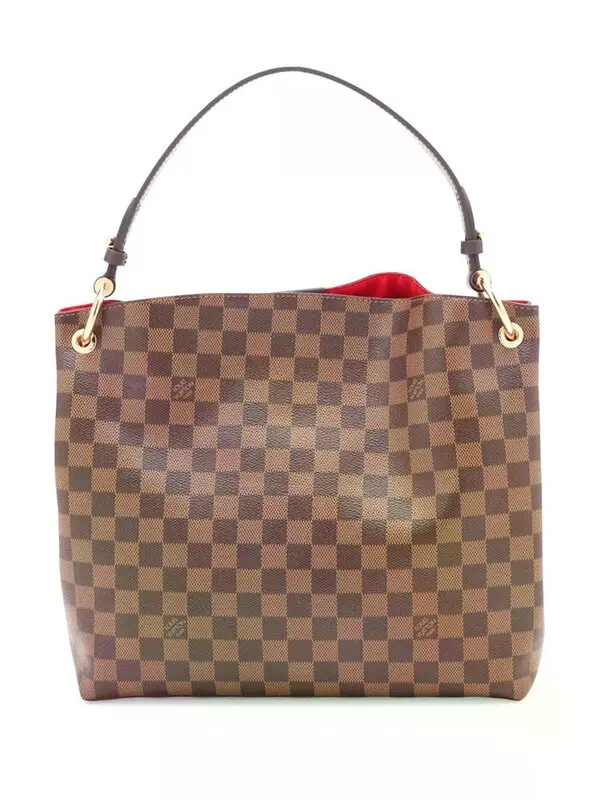 LOUIS VUITTON 2020 Damier Ebene Graceful Pm Shoulder Bag