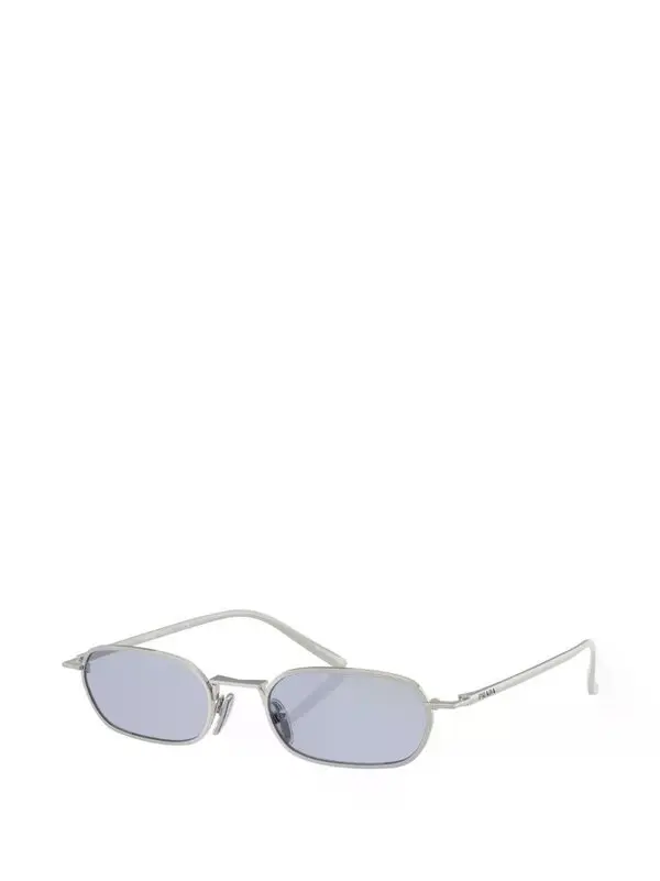 Prada Oval-frame Sunglasses - Silver