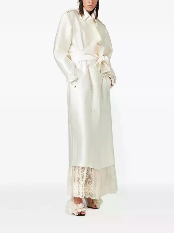 Giuseppe Di Morabito Pinstriped Trench Coat