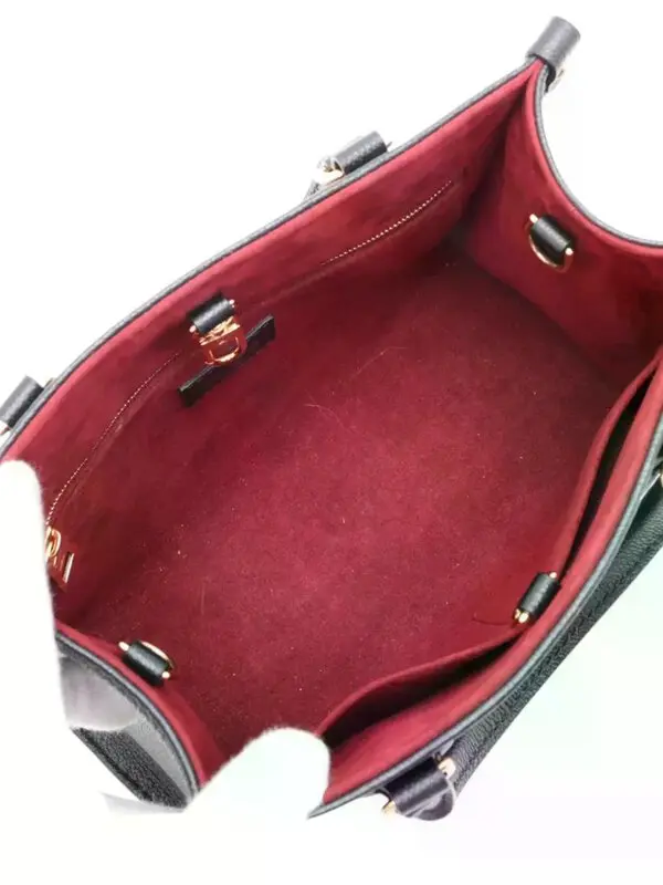 LOUIS VUITTON 2021-2026 Bicolor Monogram Empreinte Giant Onthego Pm Satchel