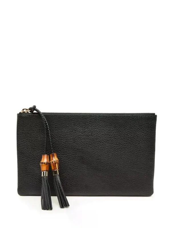 Gucci 2000-2015 Calfskin Bamboo Clutch Bag