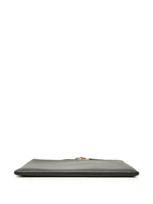 Gucci 2000-2015 Calfskin Bamboo Clutch Bag