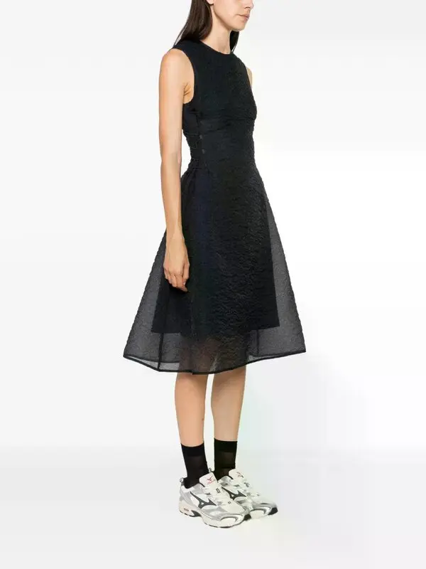 Cecilie Bahnsen Floria Brodia Matelassé Midi Dress