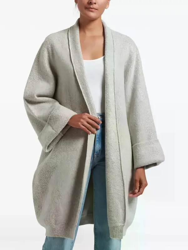 Frenckenberger Felted Open-front Coat